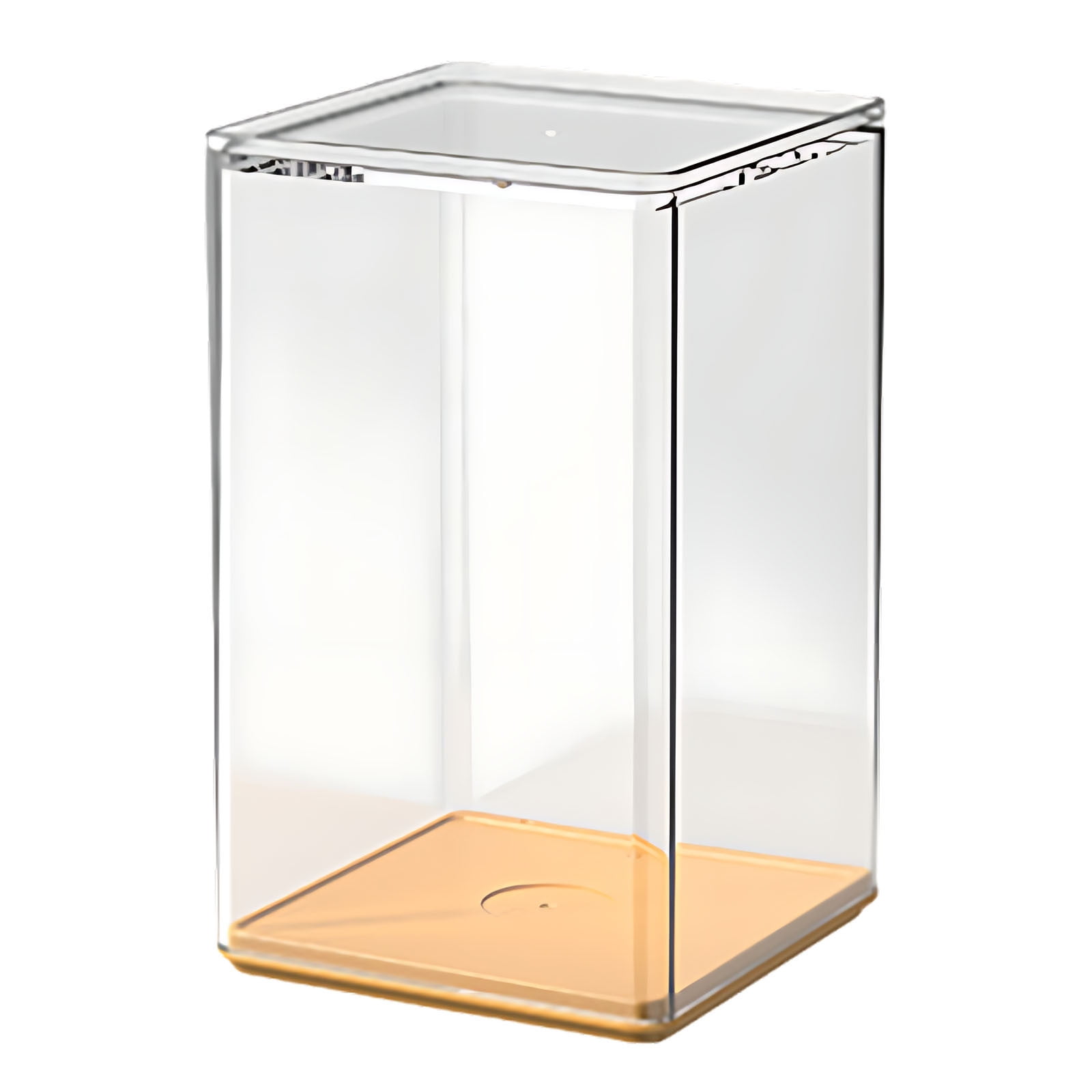 Xecvkr Clear and Modern 4-Pack Transparent Toy Figurine Storage Box ...