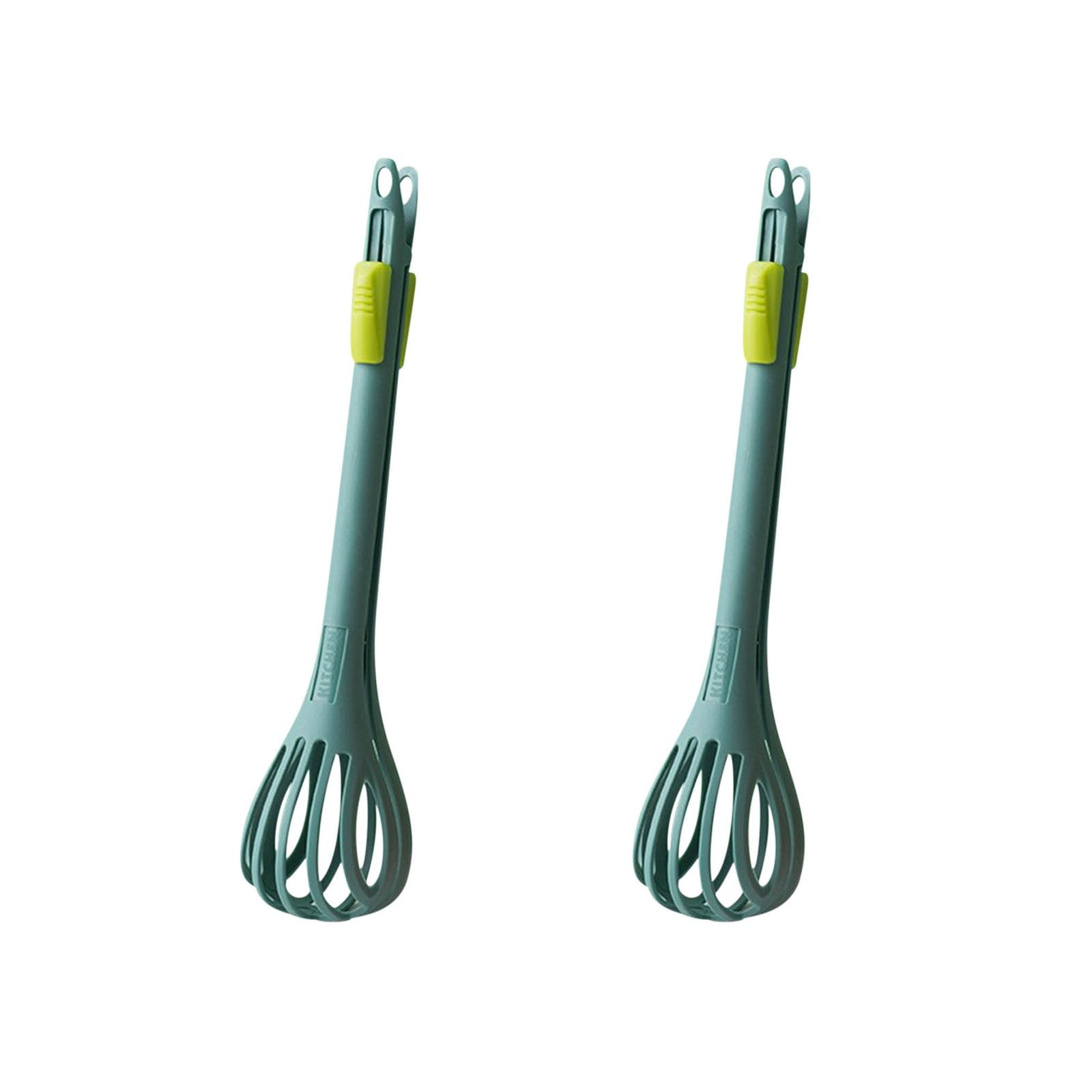 Xecvkr Food Tongs and Whisk 2 in 1 Kitchen Multi Use Bread Tong Mixing ...