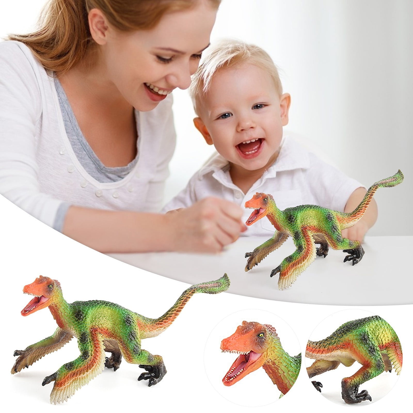 Xecvkr Hand-Painted and Durable Dinosaur Model, A Solid Commemorative ...