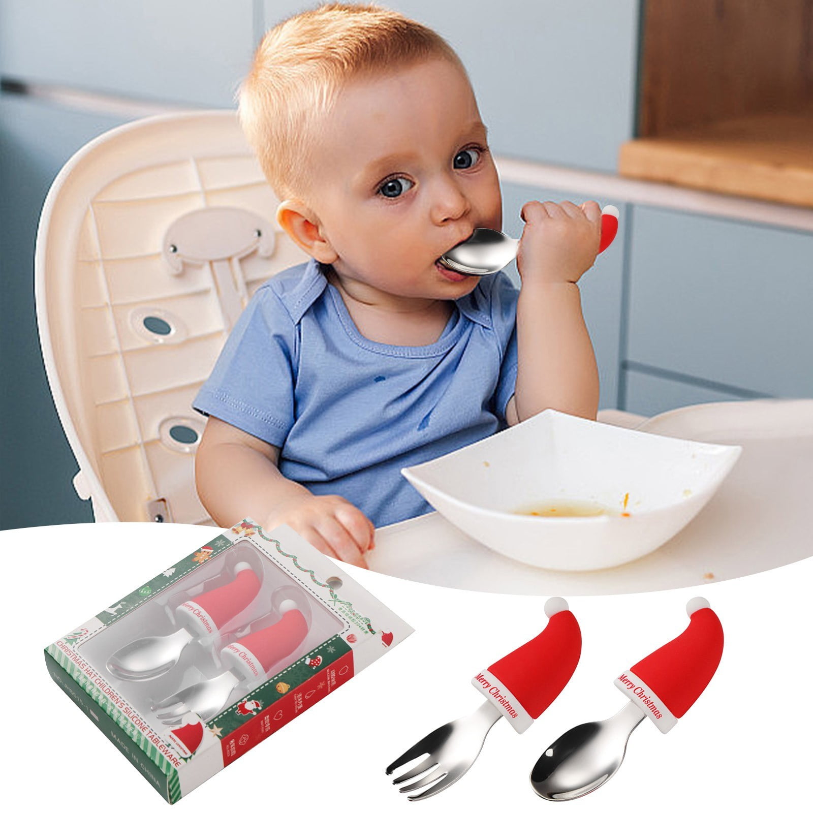 Xecvkr Kitchen Silicone Spatula Wooden Handle Cooking Nonstick High ...