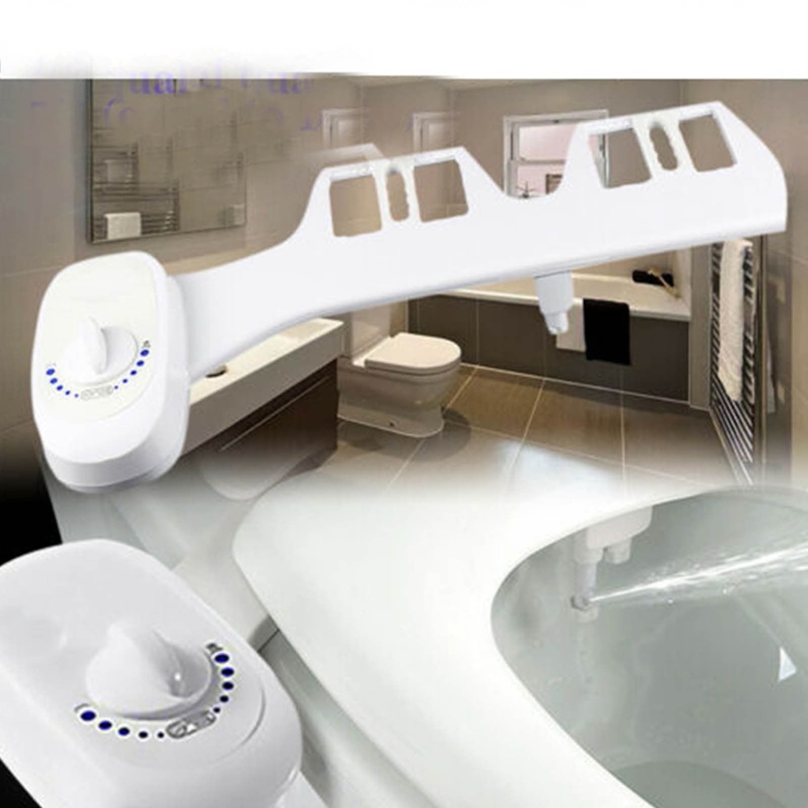 Xecvkr Manual Bidet Toilet Attachment Fresh Water Spray Adjustable ...