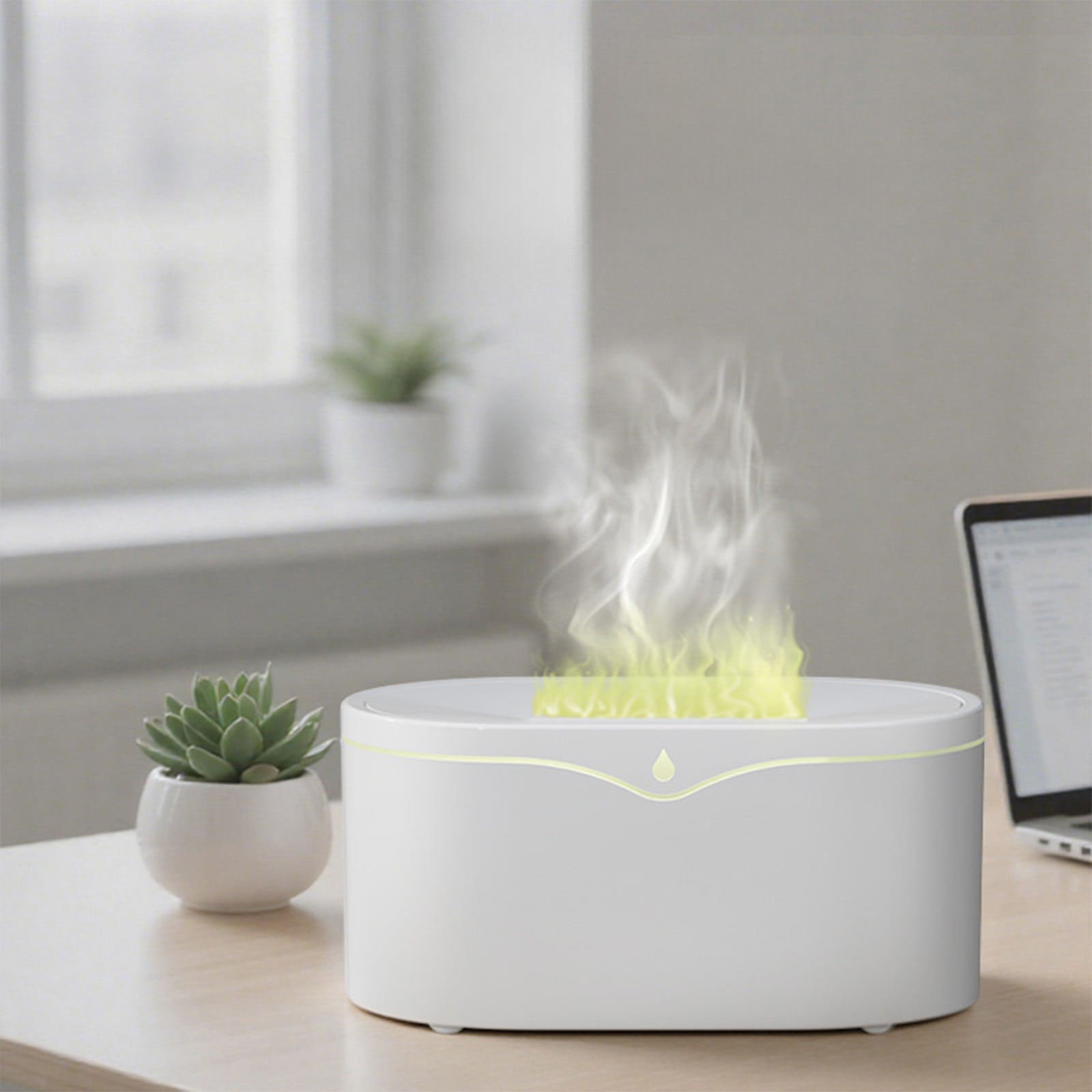 Xecvkr Mini Ultrasonic Humidifier Oil Aroma Diffuser Cool Mist Bedroom ...