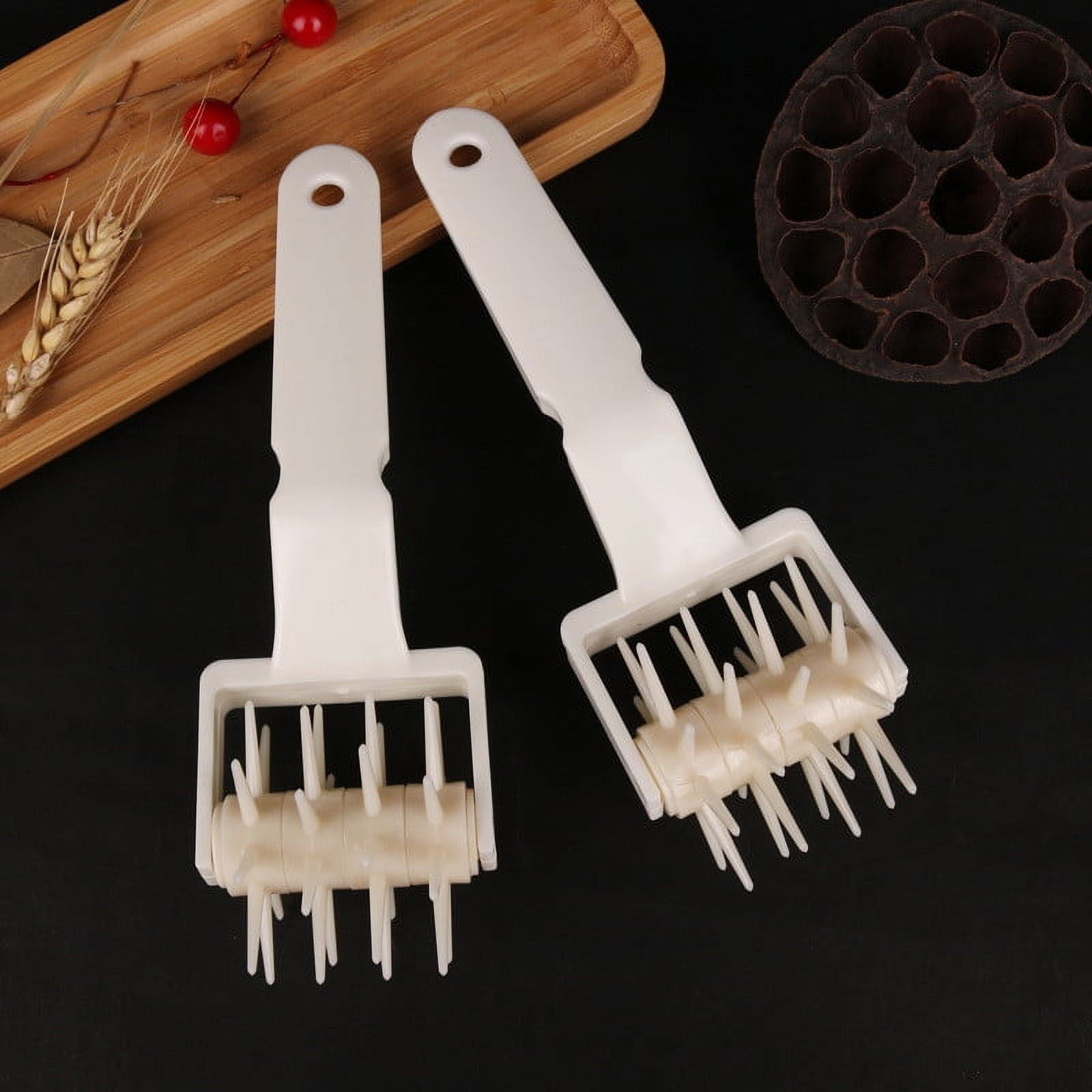 Xecvkr Pizza Roller Needle Dough Puncher Baking Rotary Perforator ...