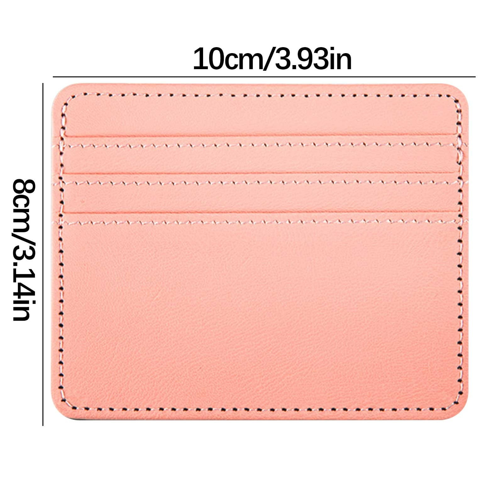Xecvkr Premium Genuine Leather Multi-Slot RFID Blocking Card Wallet ...
