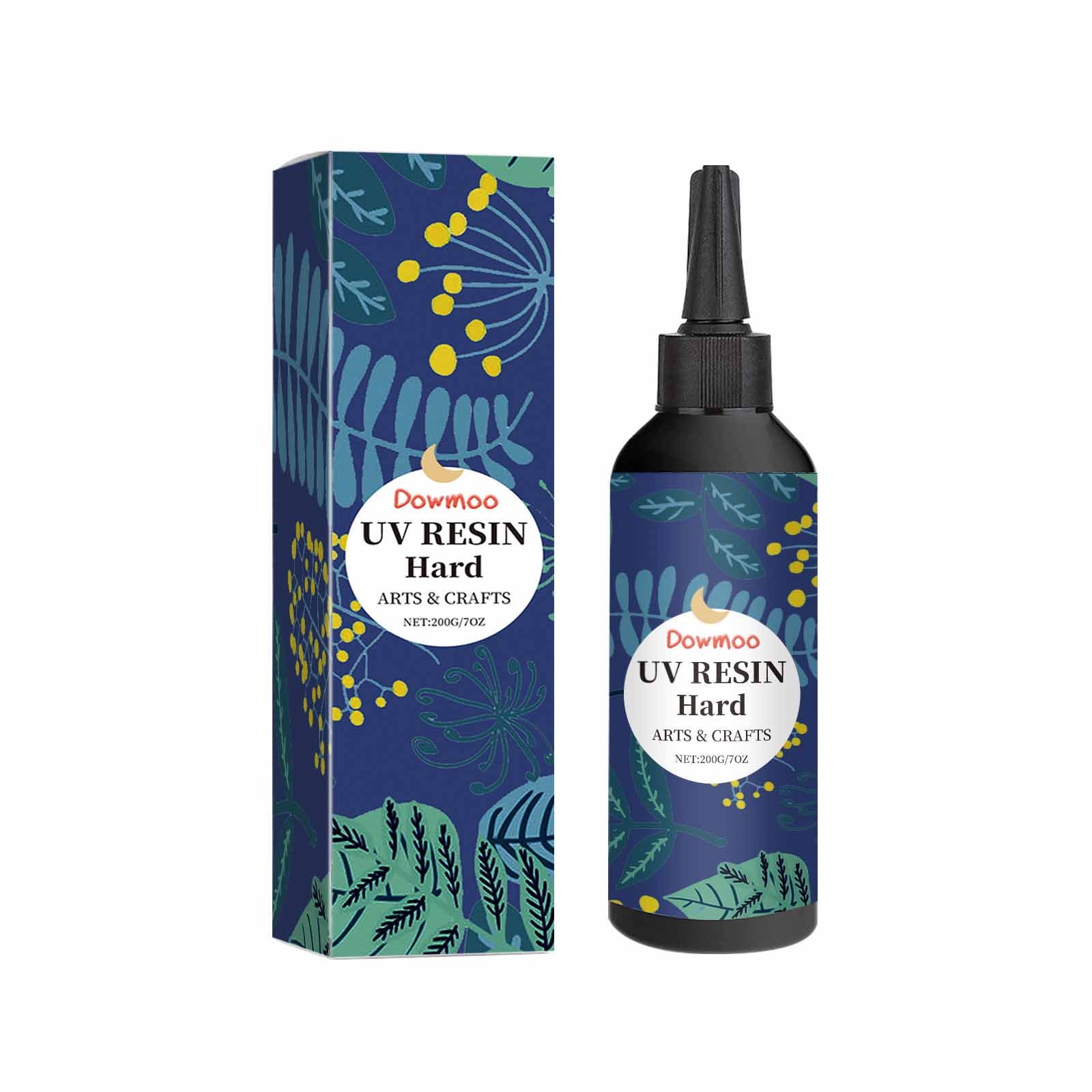 Xecvkr Resin Glue High Transparent Fast Drying Odorless Crystal Hard Cure Shadowless Adhesive ...