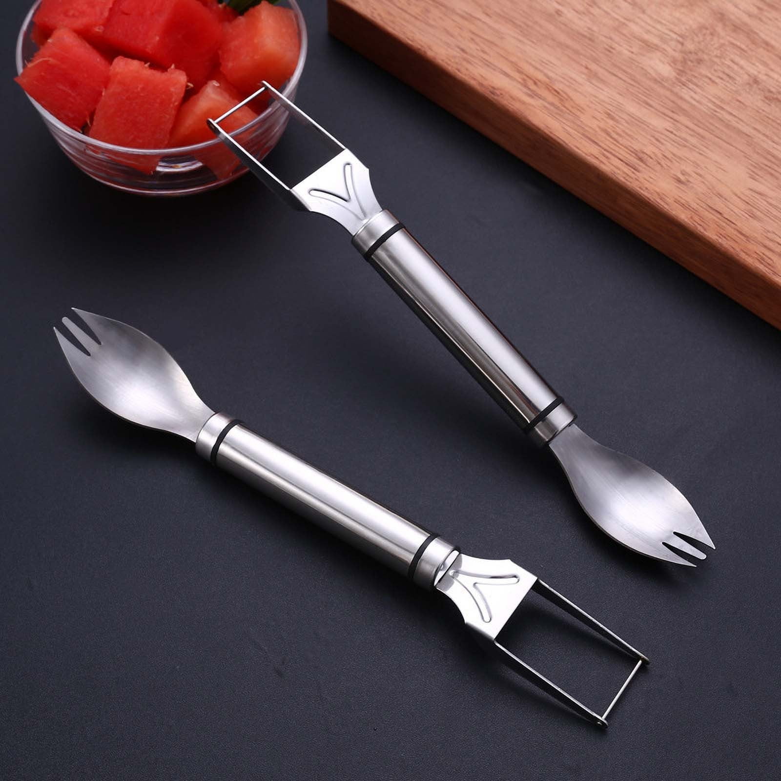Xecvkr Stainless Steel Watermelon Dicer Quick Cut Fruit Slicer Kitchen ...