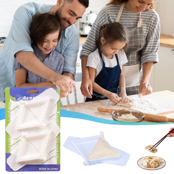 Xecvkr Triangle Dumpling Mold Maker Nonstick Easy Clean Home Cooking ...