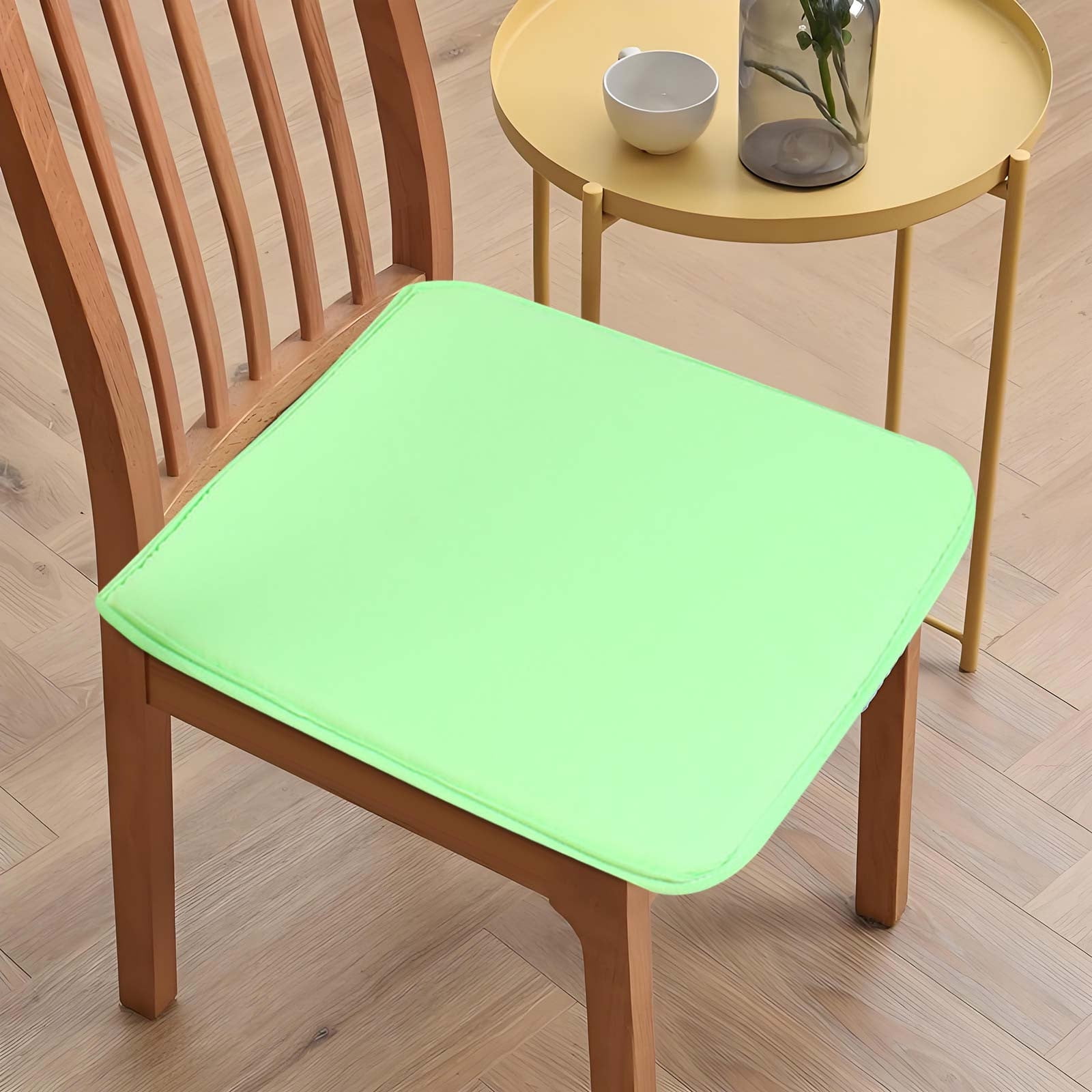 Xecvkr Two Polyester Sponge Seat Cushions in Solid Color Elegant ...