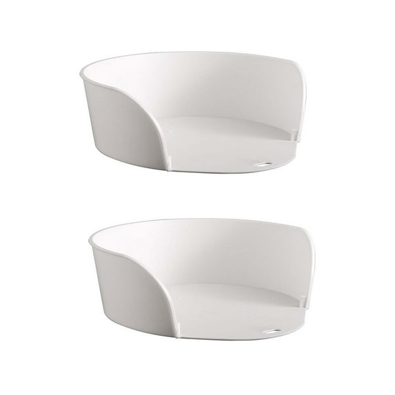 Xecvkr Vegetable Compartment Tray Multi-Purpose Corner Storage Divided ...