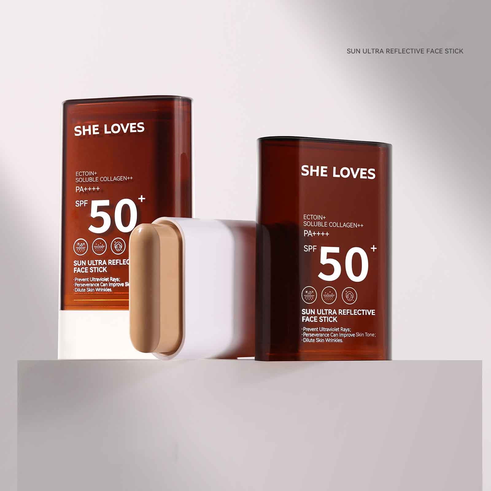 Xecvkr Versatile Sunscreen Foundation Stick SPF50+, Conceals ...