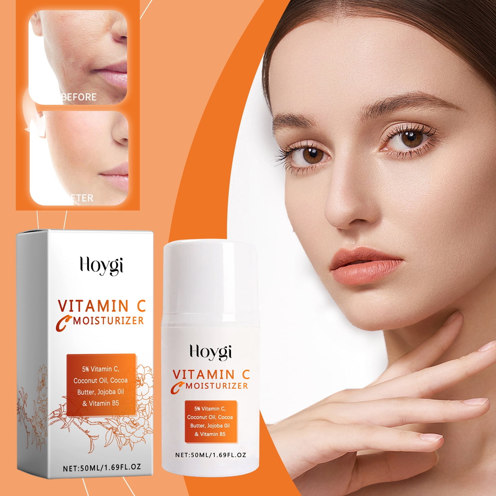 Xecvkr Vitamin C Active & Firming Cream, 50g of Potent Antioxidant for ...