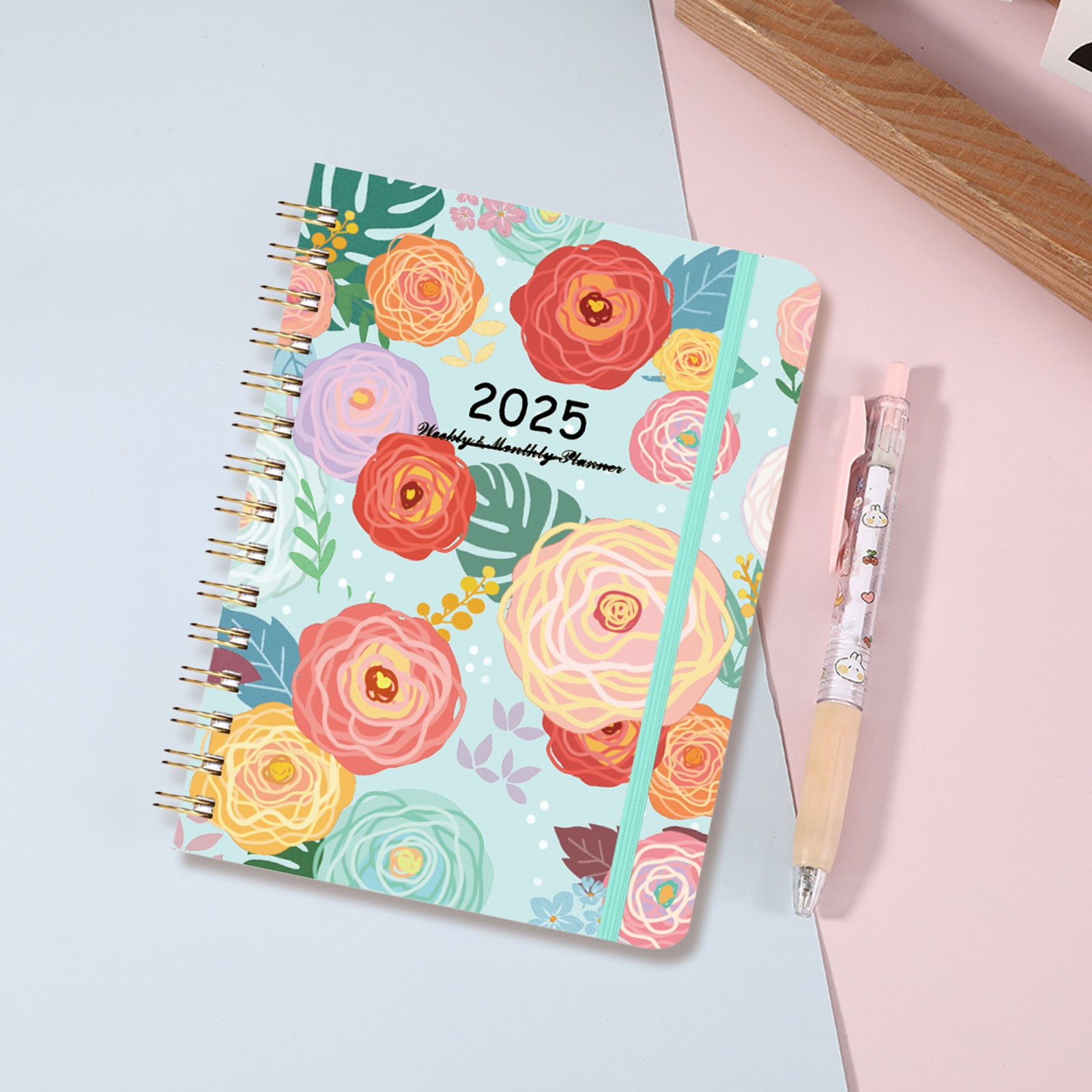 Xeede Weekly Planner, Schedule Planner Punch Card Notebook, Academic ...