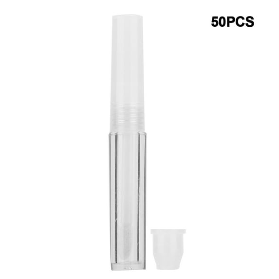 Xemplaro 50pcs Refillable Lip Gloss Bottle DIY Empty Lip Oil Tube ...