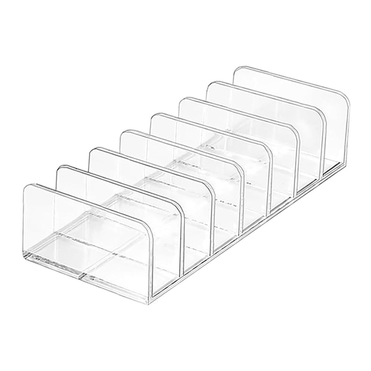 Xemplaro Eyeshadow Palette Organizer ,Clear 7 Section Divided Makeup ...