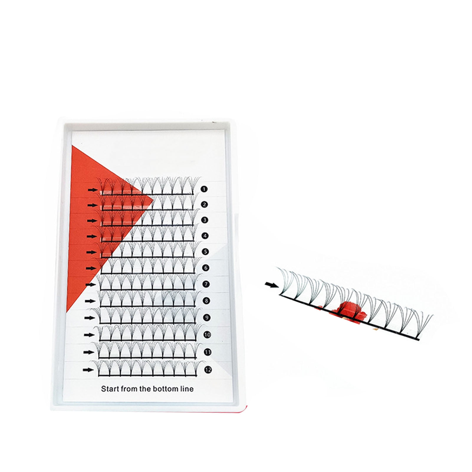 Xemplaro Fake Eyelashes 8 to 15mm Soft 0.7mm Thick Light Weight D Curl Safe False Eyelashes for ...