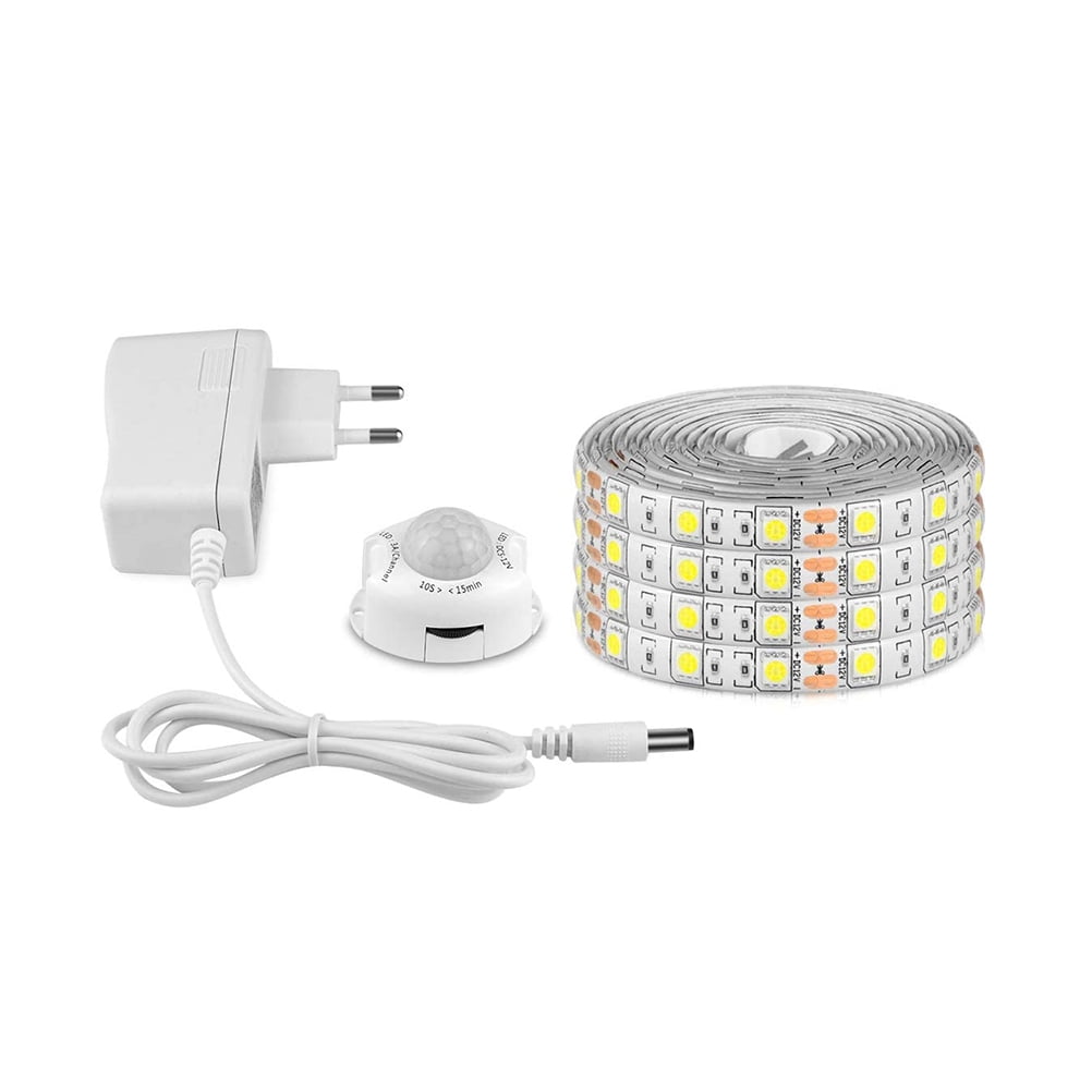 Xemplaro LED Strip with Motion Sensor Waterproof LED Strip Warm White ...