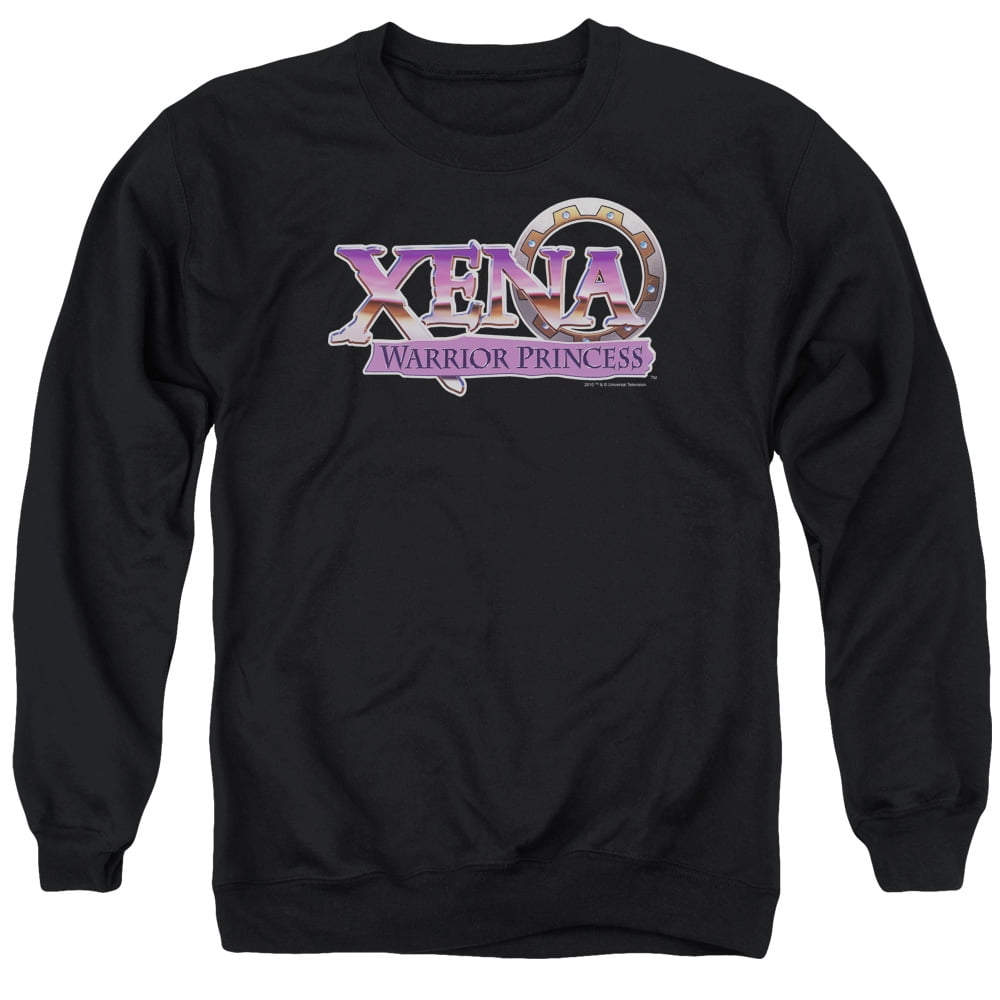 Xena Logo Adult Crewneck Sweatshirt Black - Walmart.com