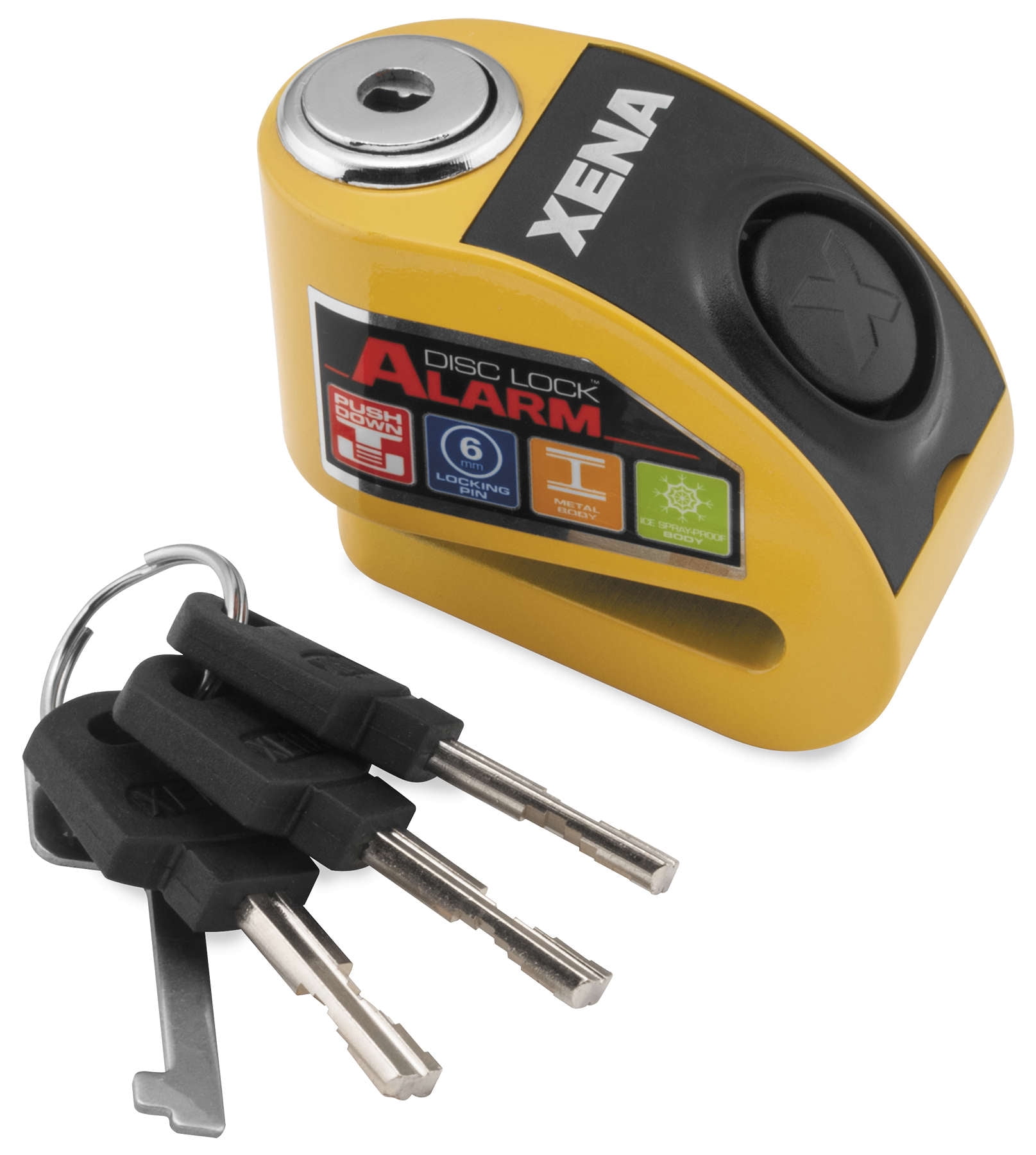 Xena New XZZ6L Alarm Disc Lock, 56-9666 - Walmart.com