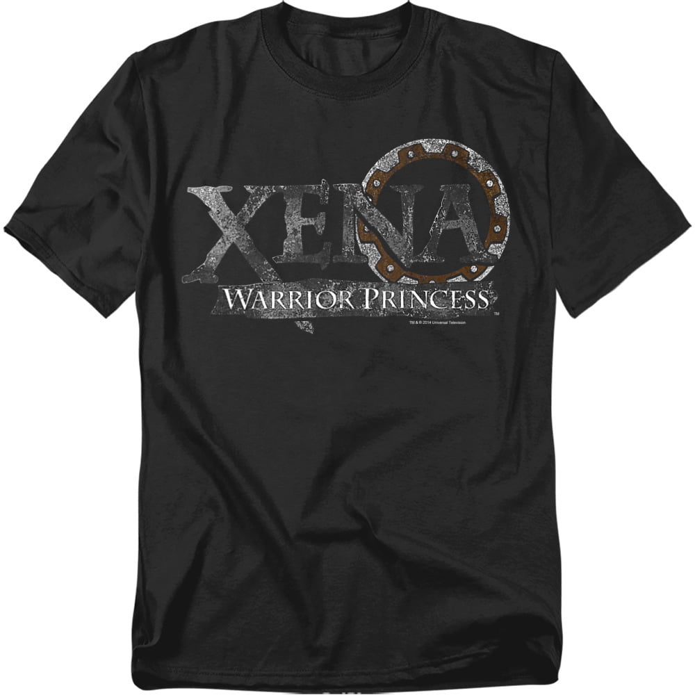 Xena: Warrior Princess Men's Battered Logo T-shirt Black - Walmart.com
