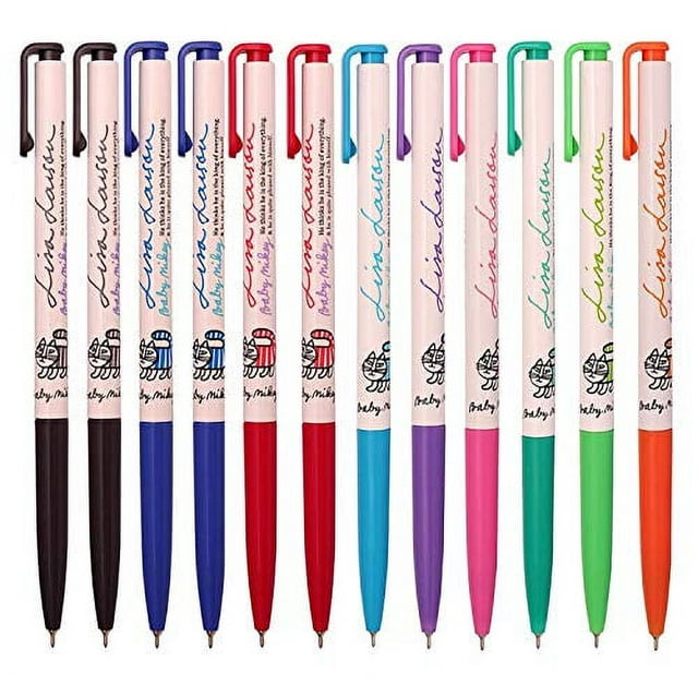 Xeno 0.38mm Baby Mikey .. Lisa Character Slim Ballpoint .. Pen, Baby ...