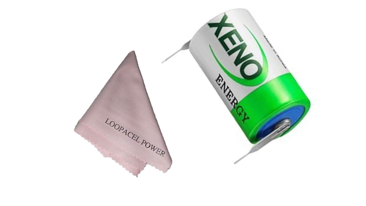 Xeno Energy XL-050F-T2 1/2AA Lithium Thionyl Chloride Battery With Tabs ...