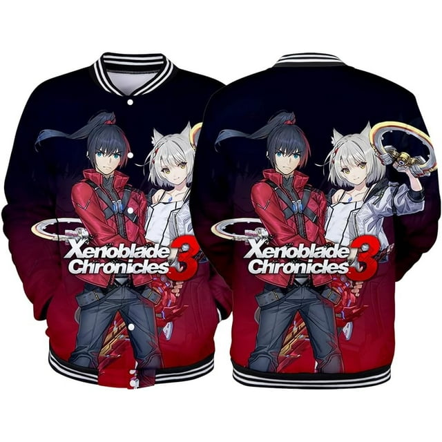 Xenoblade Chronicles 3 Game Merch Button Jacket Baseball Bomber Jacket ...