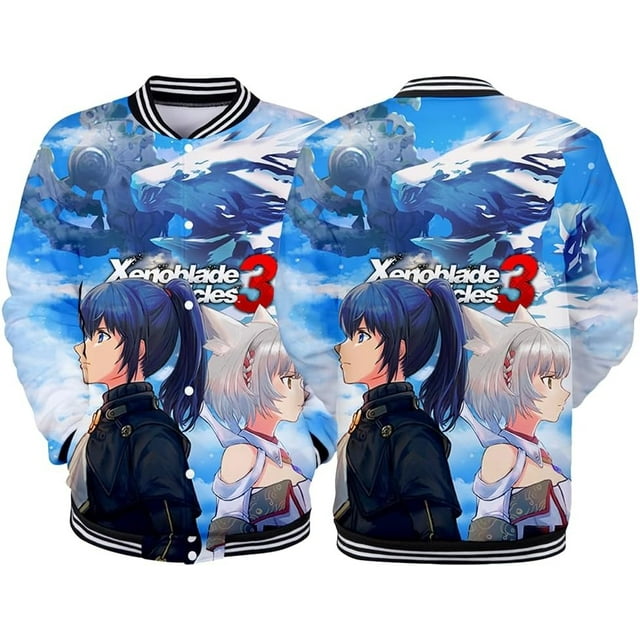 Xenoblade Chronicles 3 Game Merch Button Jacket Baseball Bomber Jacket ...