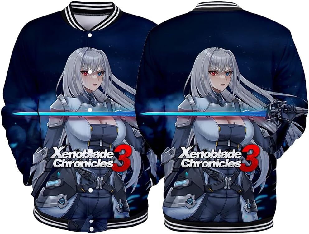 Xenoblade Chronicles 3 Game Merch Button Jacket Baseball Bomber Jacket ...