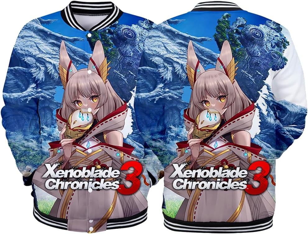 Xenoblade Chronicles 3 Game Merch Button Jacket Baseball Bomber Jacket ...