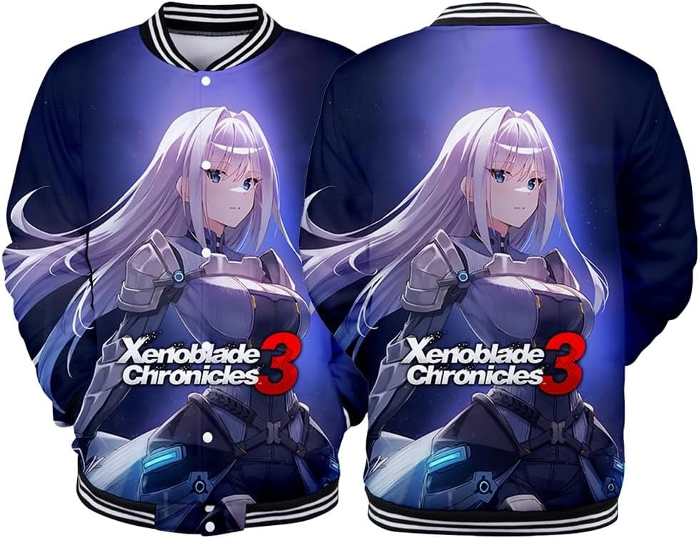 Xenoblade Chronicles 3 Game Merch Button Jacket Baseball Bomber Jacket ...