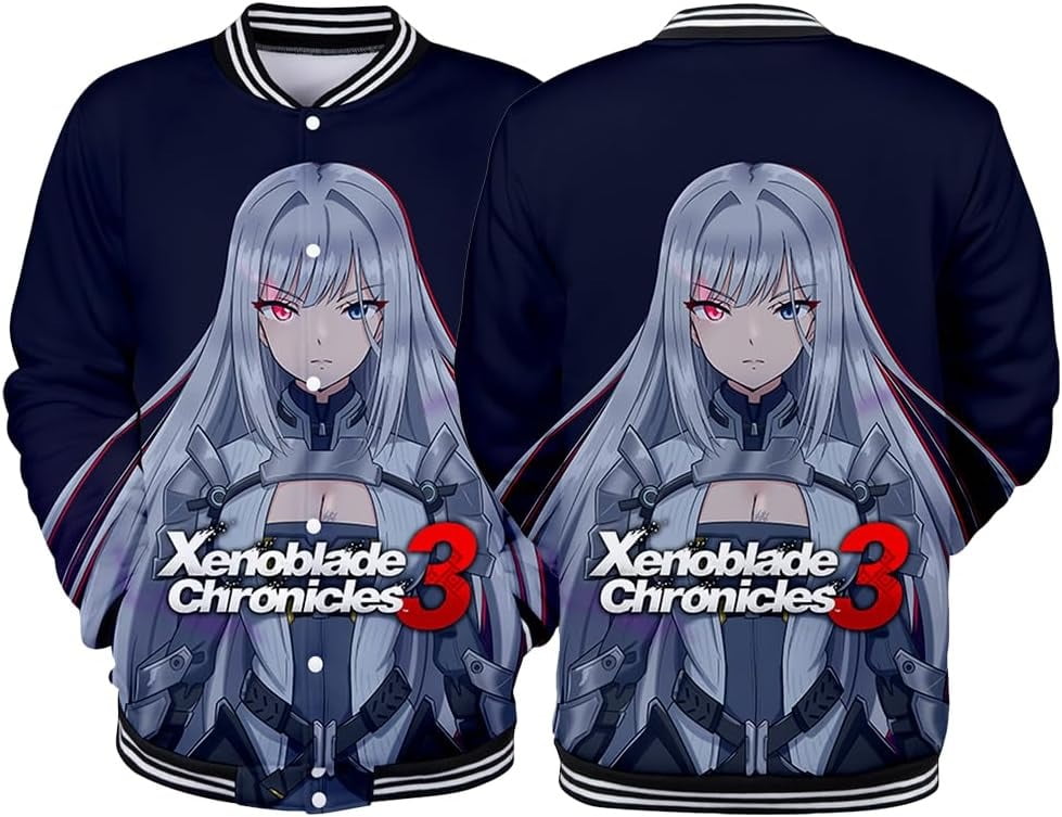 Xenoblade Chronicles 3 Game Merch Button Jacket Baseball Bomber Jacket ...