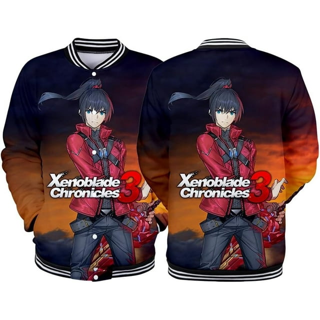 Xenoblade Chronicles 3 Game Merch Button Jacket Baseball Bomber Jacket ...