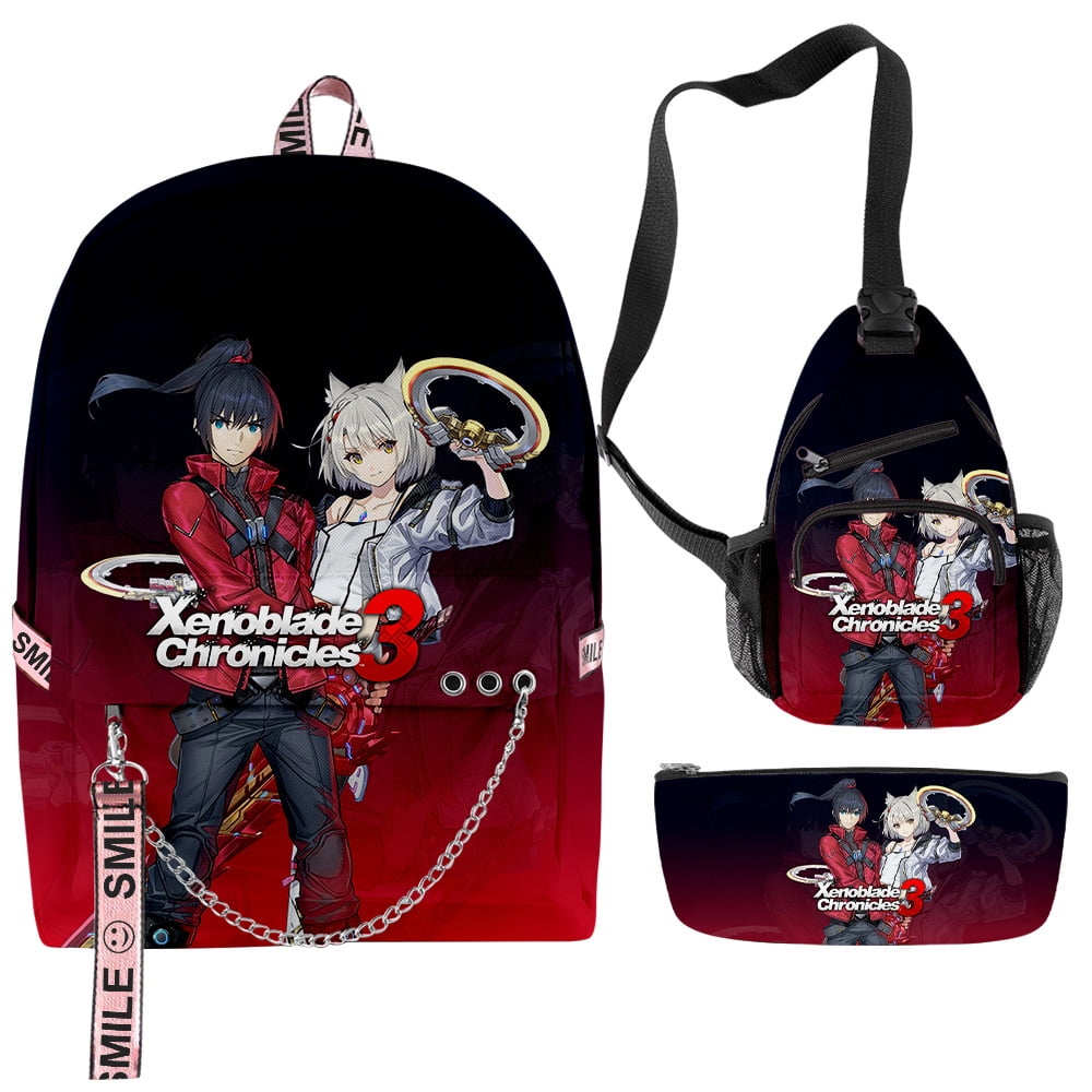 Xenoblade Chronicles 3 Merch Backpack Rucksack Cosplay Zipper Pack ...