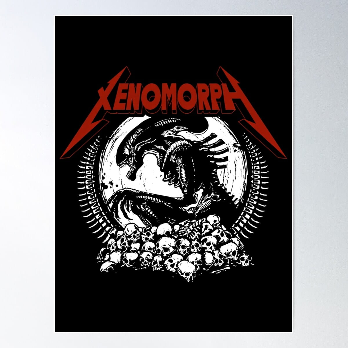 Xenomorph Alien Metal Poster Wall Art, Modern Wall Decor For Living ...