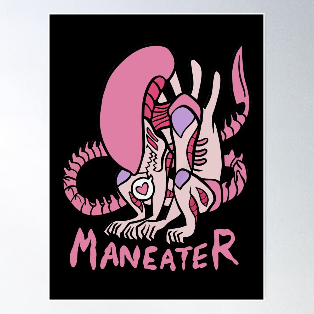Xenomorph Alien, Xenomorph Art Poster Wall Art, Modern Wall Decor For ...