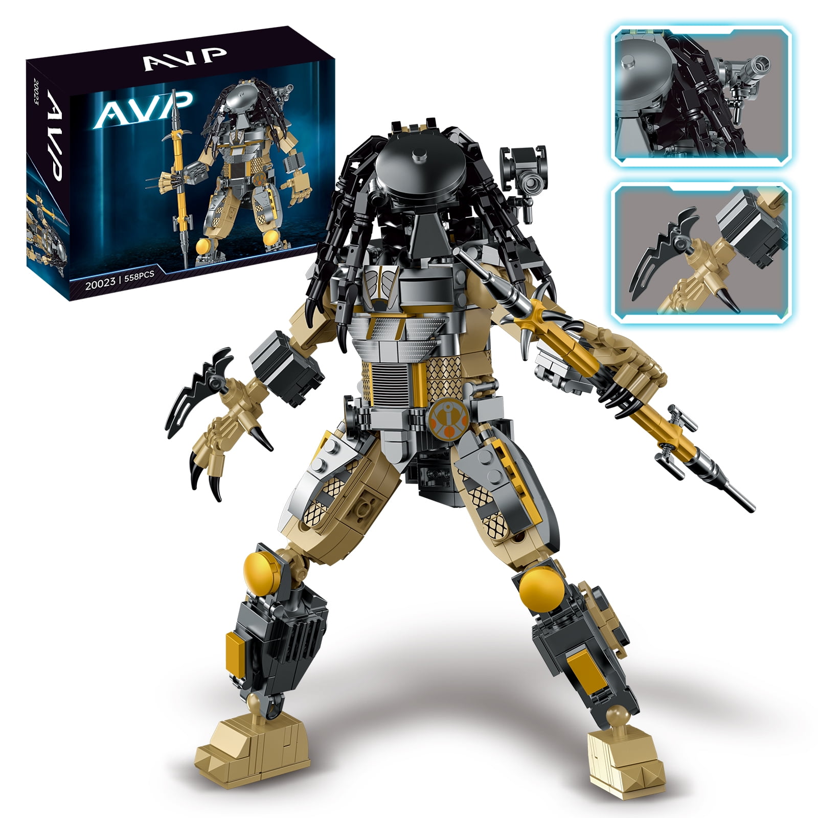Xenomorph Model Ultimate Predator Action Figure Building Blocks Set ...