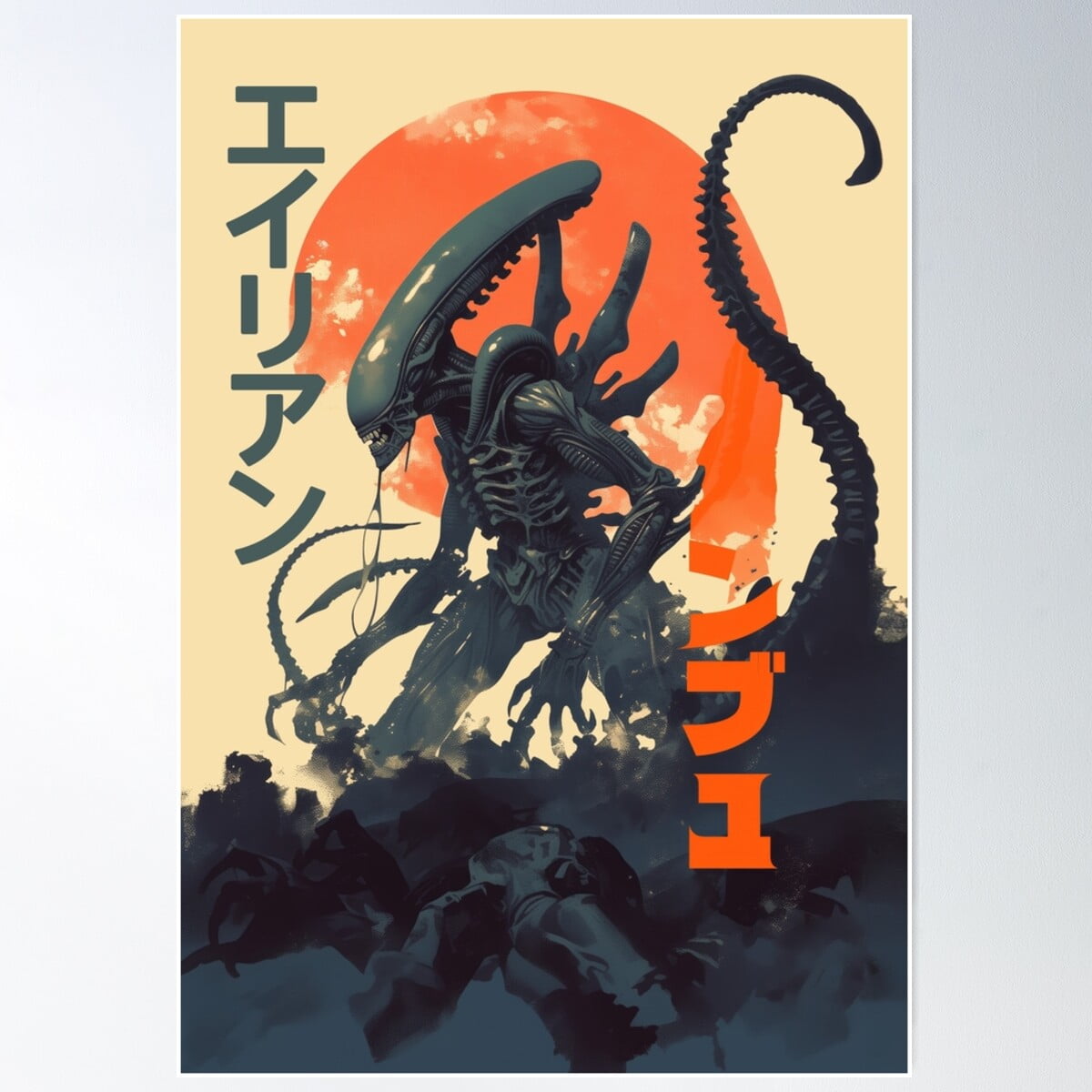 Xenomorph Poster Design Poster Wall Art, Modern Wall Decor For Living ...