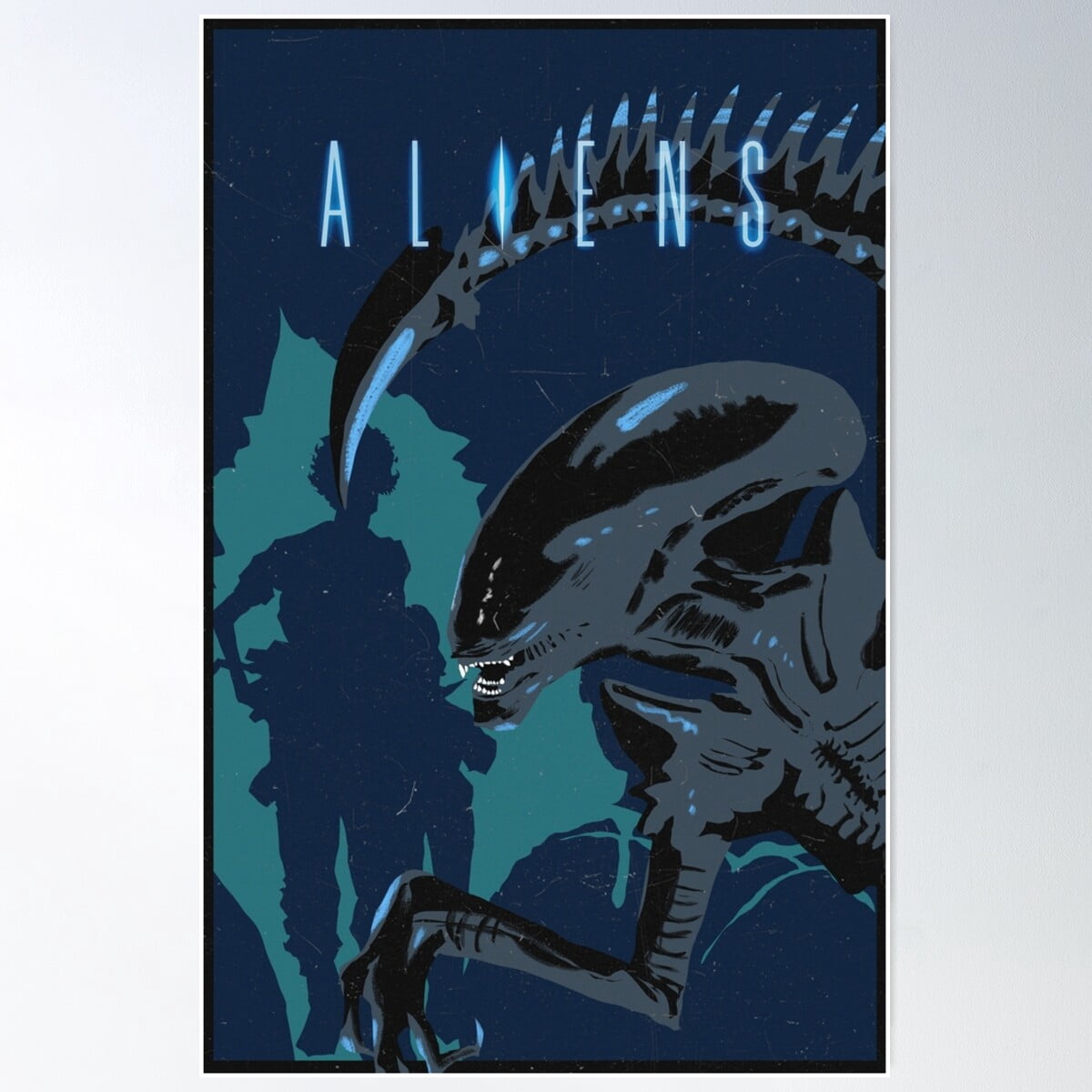 Xenomorph Poster Wall Art, Modern Wall Decor For Living Room Bedroom ...