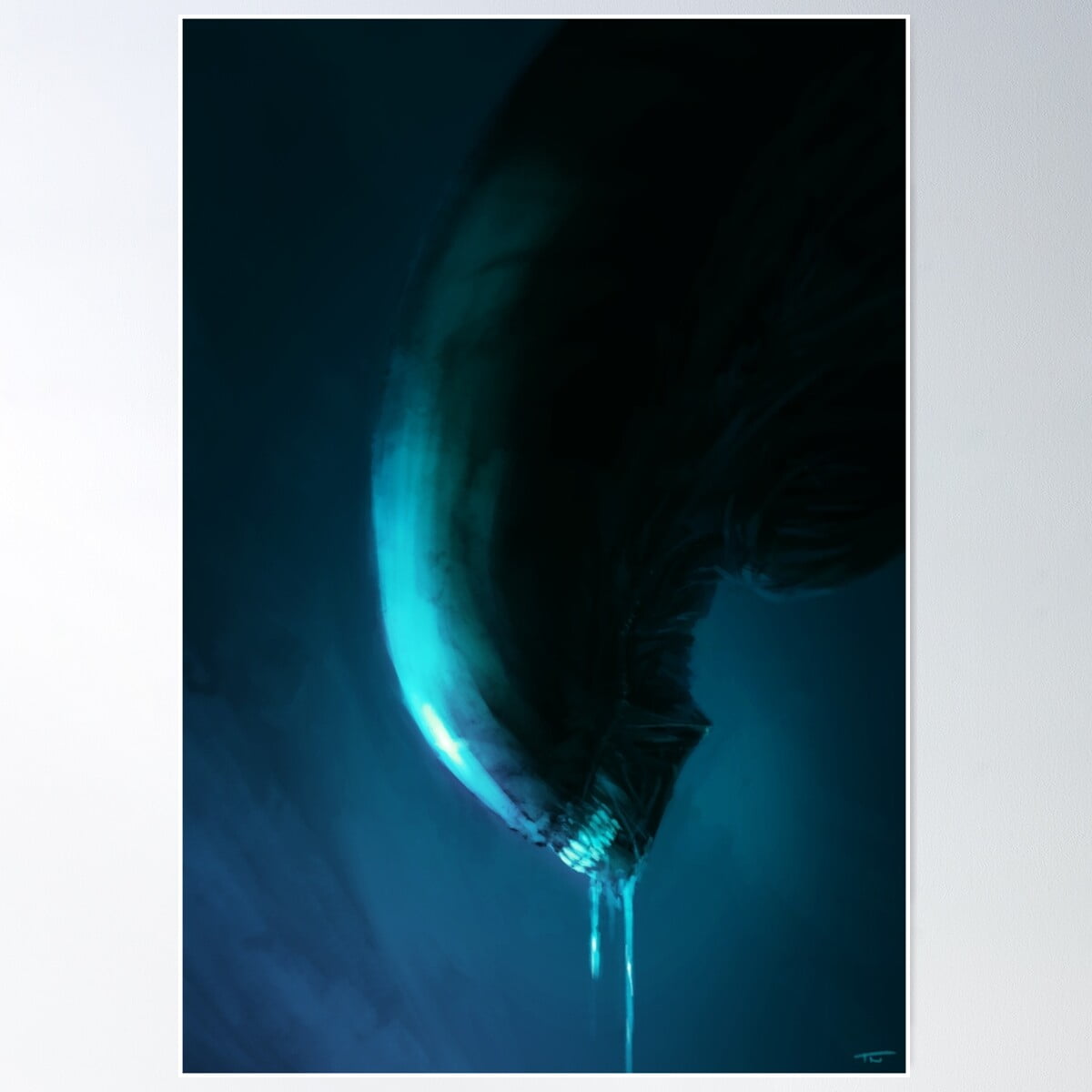 Xenomorph Poster Wall Art, Modern Wall Decor For Living Room Bedroom ...