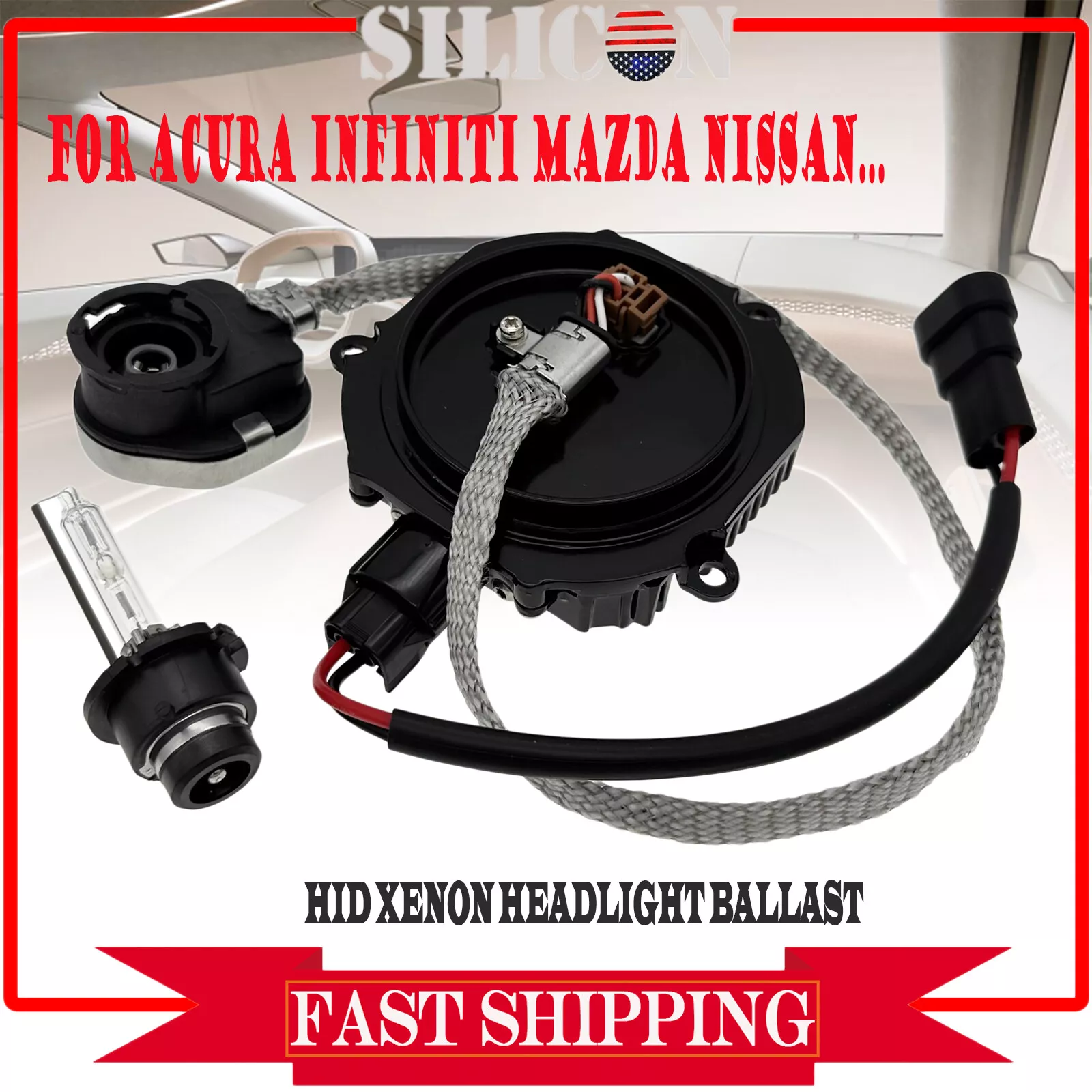Xenon Ballast Igniter HID D2S Bulb Kit For 2005-09 Acura MDX, 2005-2011 Acura RL - Walmart.com