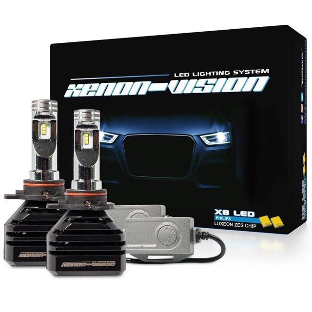 Xenon-Vision K8 70W 10,000LM - 9012 LED Kit - 6500K Philips ZES LED ...