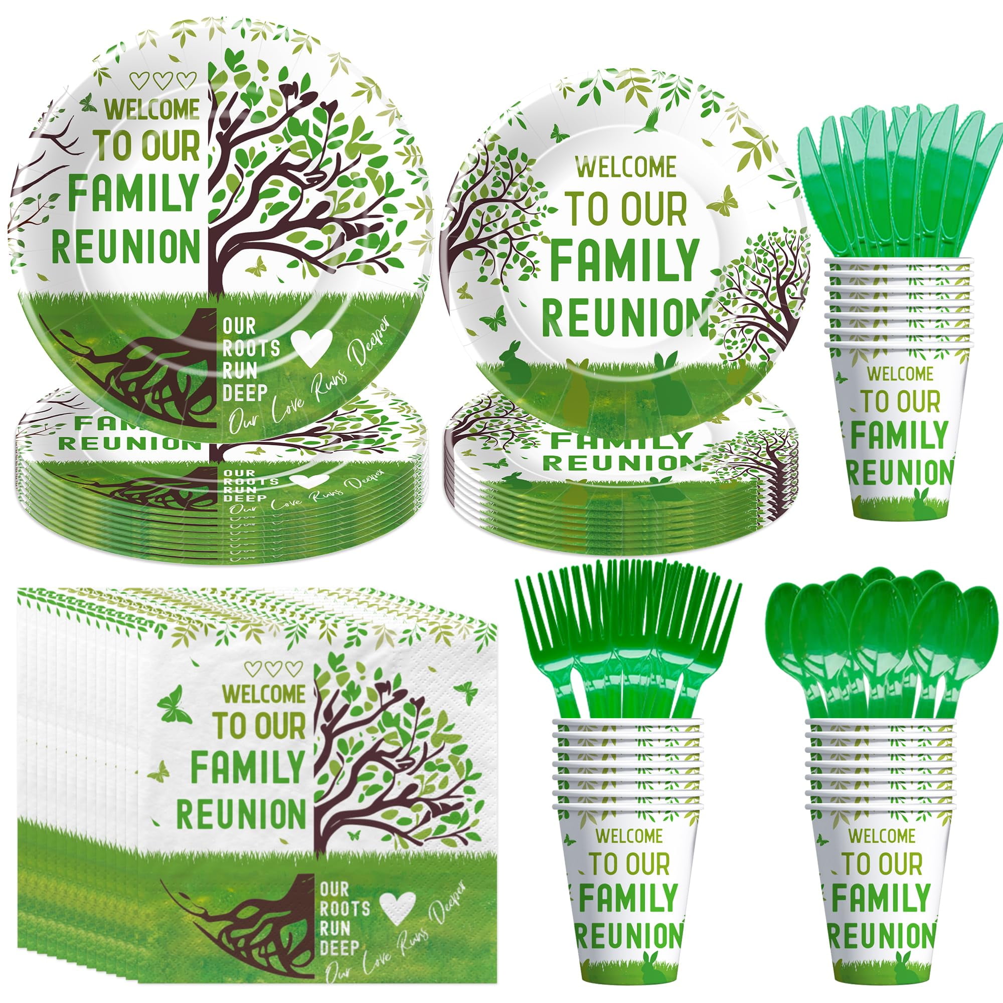 Xenorik Family Reunion Decorations MMF7 Tableware, Family Tree Reunion ...