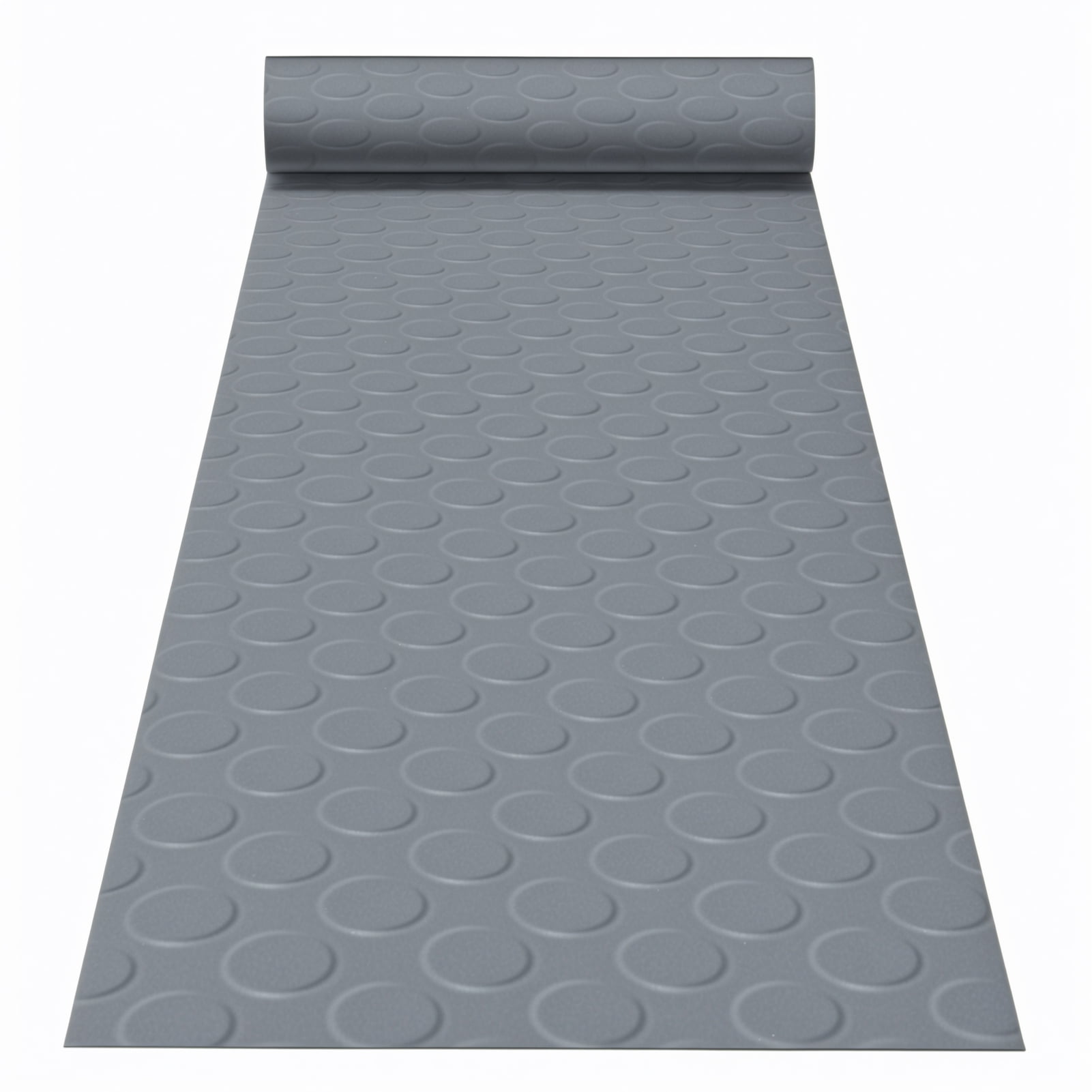 Xeoereki Coin Pattern Garage Floor Mat, Anti-slip Texture PVC Garage ...