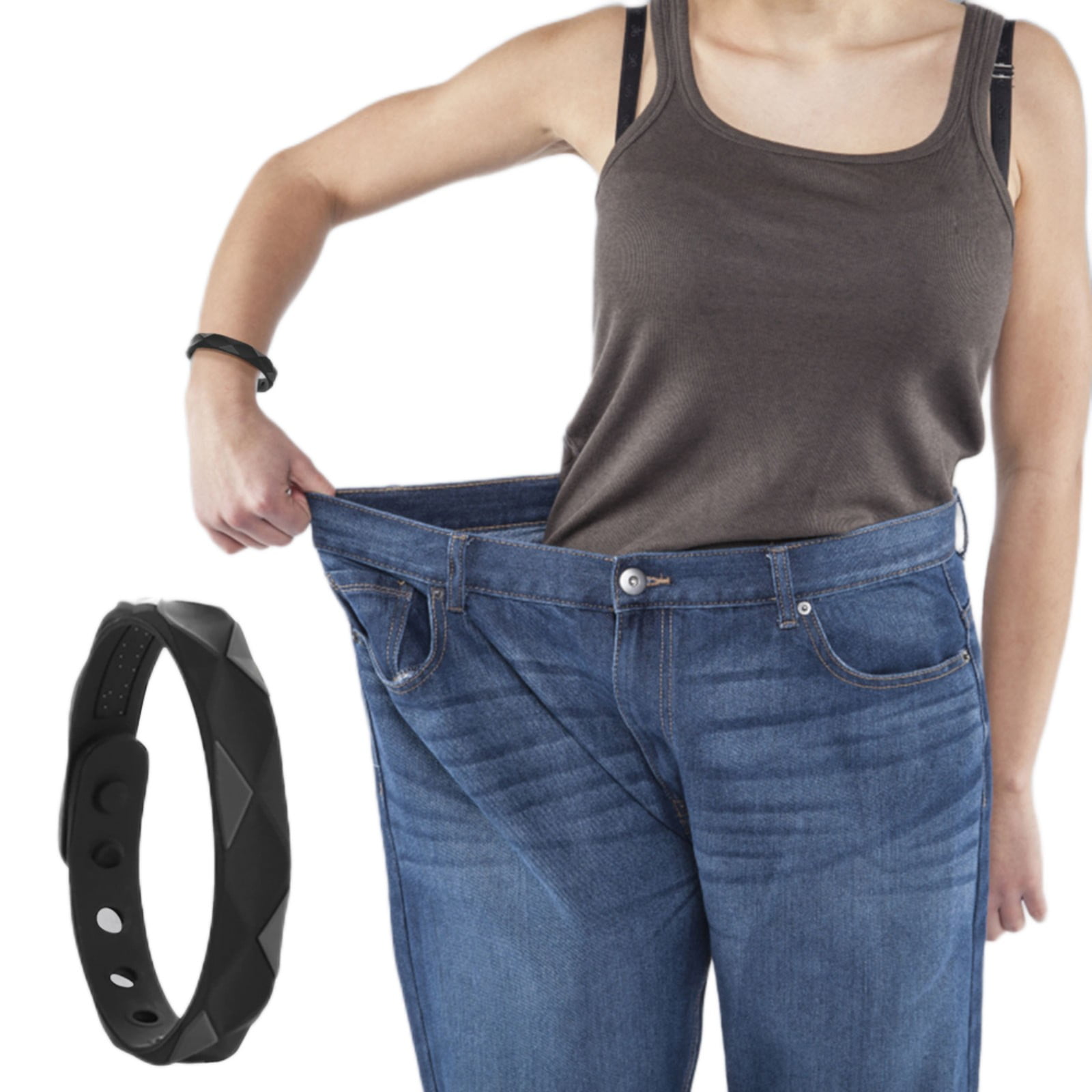 Xerdsx 1Pc Anion Exercise Bracelet Silicone Burning Fat Bracelet ...