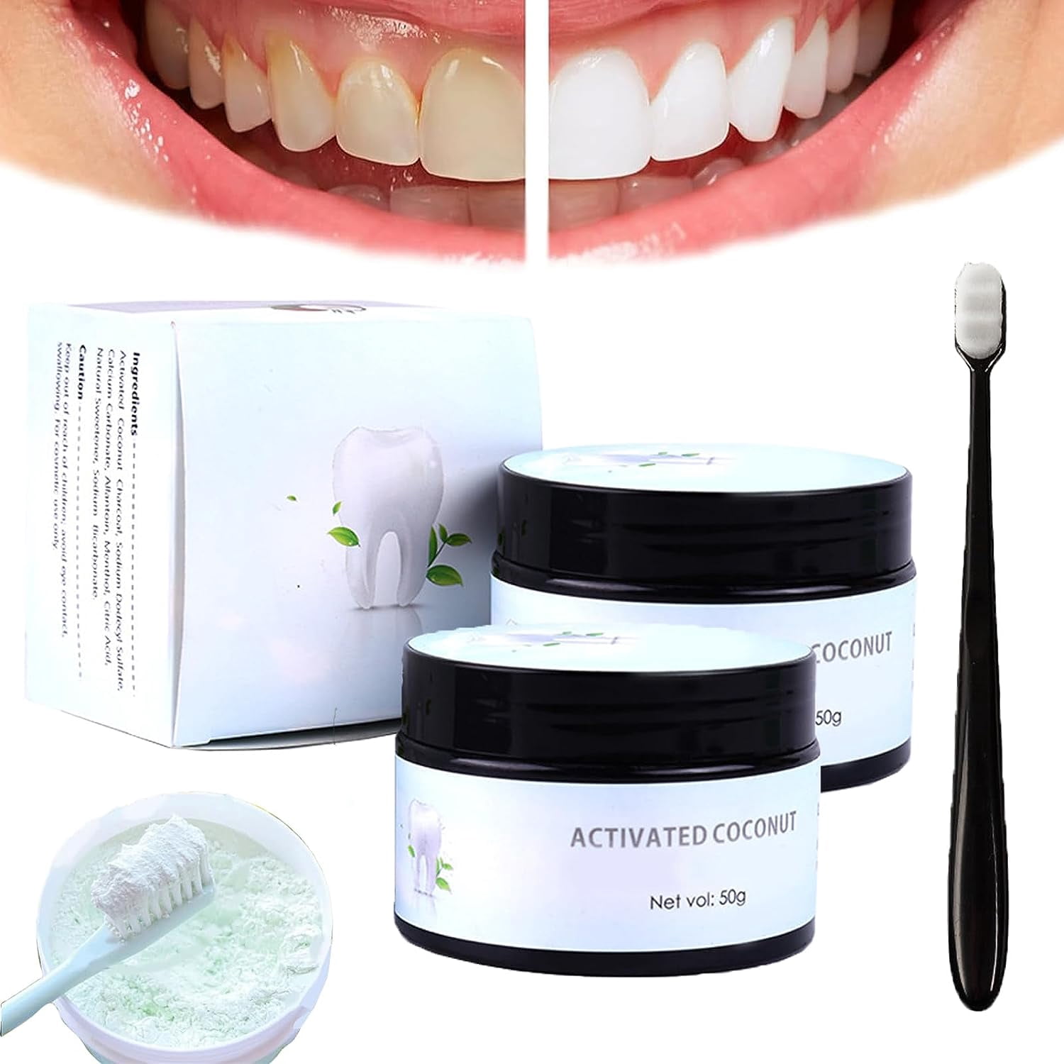 Xerdsx Amore Paris Teeth Whitening, Activated Coconut Teeth Whitening ...