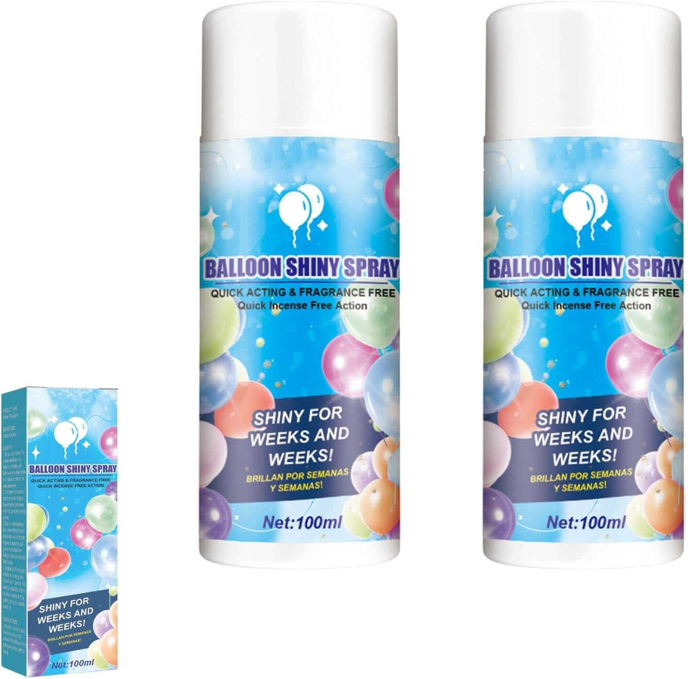 Xerdsx Balloon Shine Spray, Balloon Shiny Spray for Latex Balloons ...