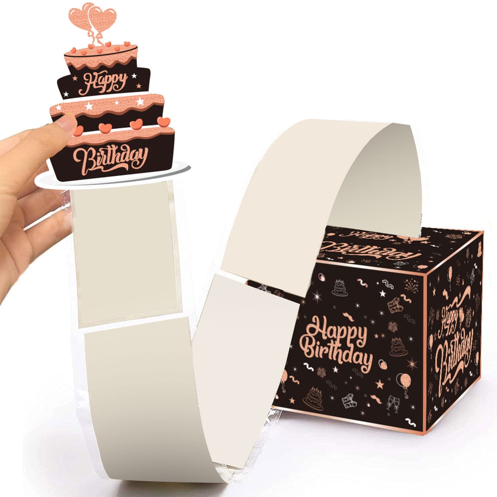 Xerdsx Happy Birthday Day Money Box for Cash Gift Pull,Money Gift Boxes ...