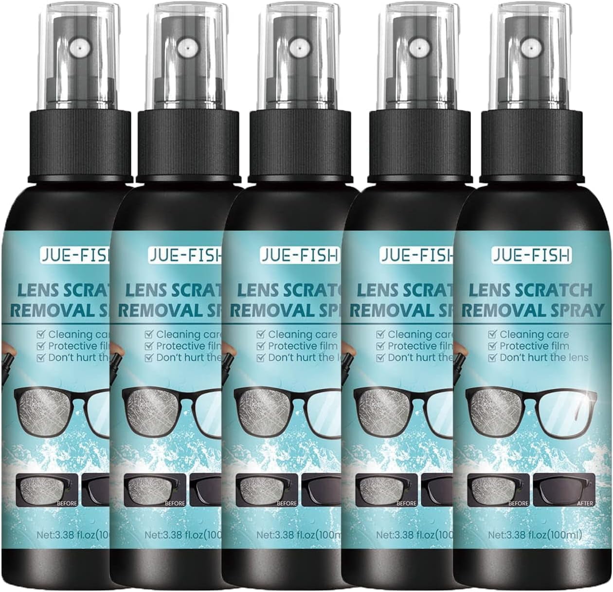Xerdsx Lens Scratch Removal Spray, Eyeglass Windshield Glass Repair ...