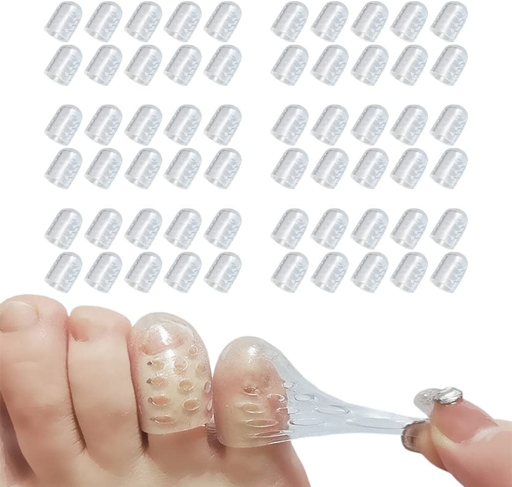 Xerdsx Silicone Anti-Friction Toe Protector, 30 Pcs Gel Toe Protectors ...