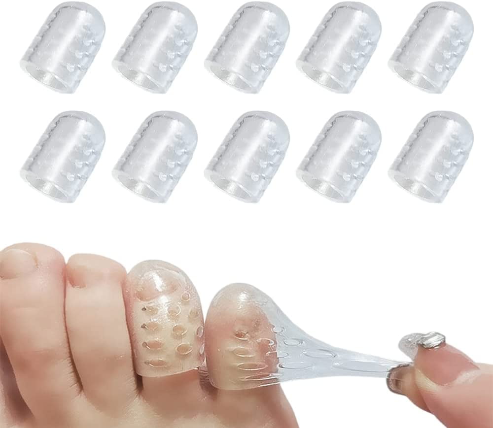 Xerdsx Silicone Toe Protectors, 30 Pcs Gel Toe Caps, Breathable Toe ...